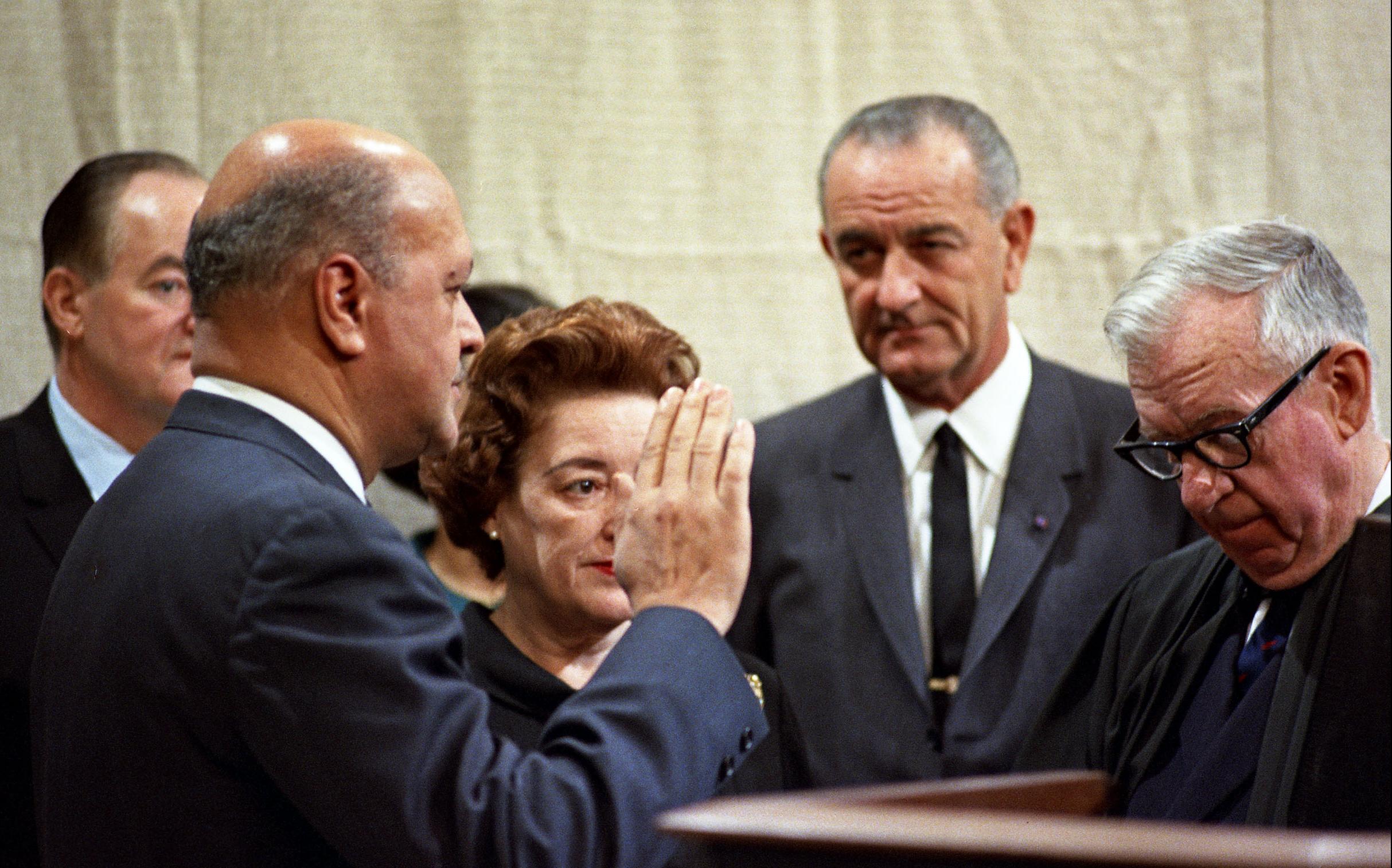 Photo - HUD's first Secretary, Robert C. Weaver - LBJ Library