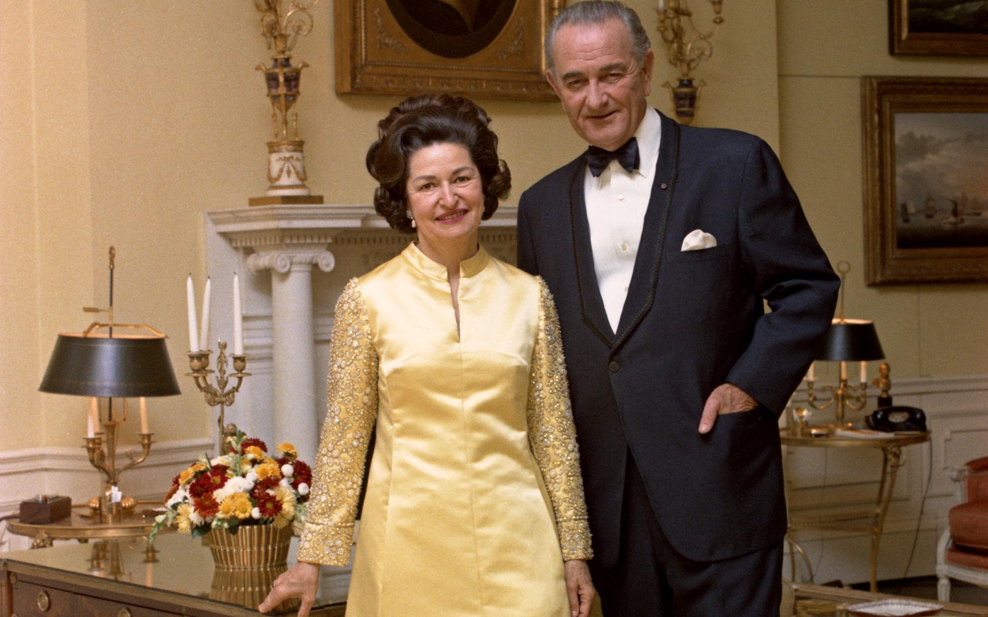 Photo - Portrait of President Lyndon B. Johnson and Lady Bird Johnson ...
