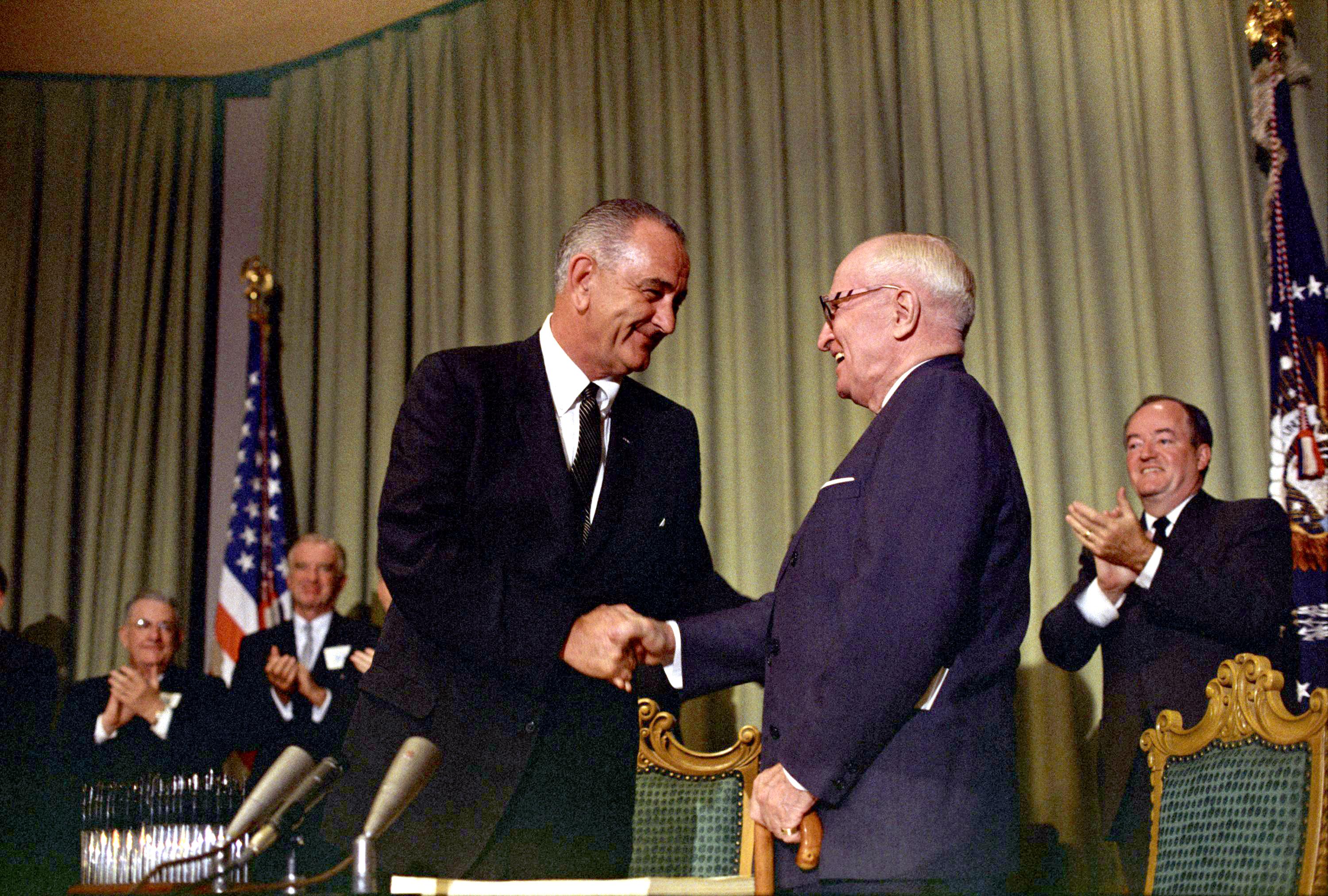 Photo - Signing of the Medicare Bill - LBJ Library
