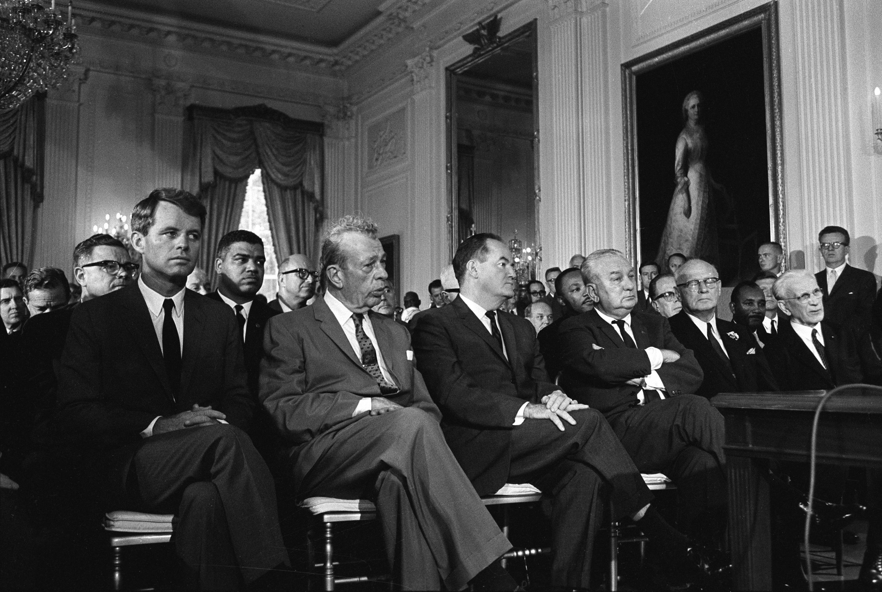 Photo - Signing of the Civil Rights Act of 1964 - LBJ Library