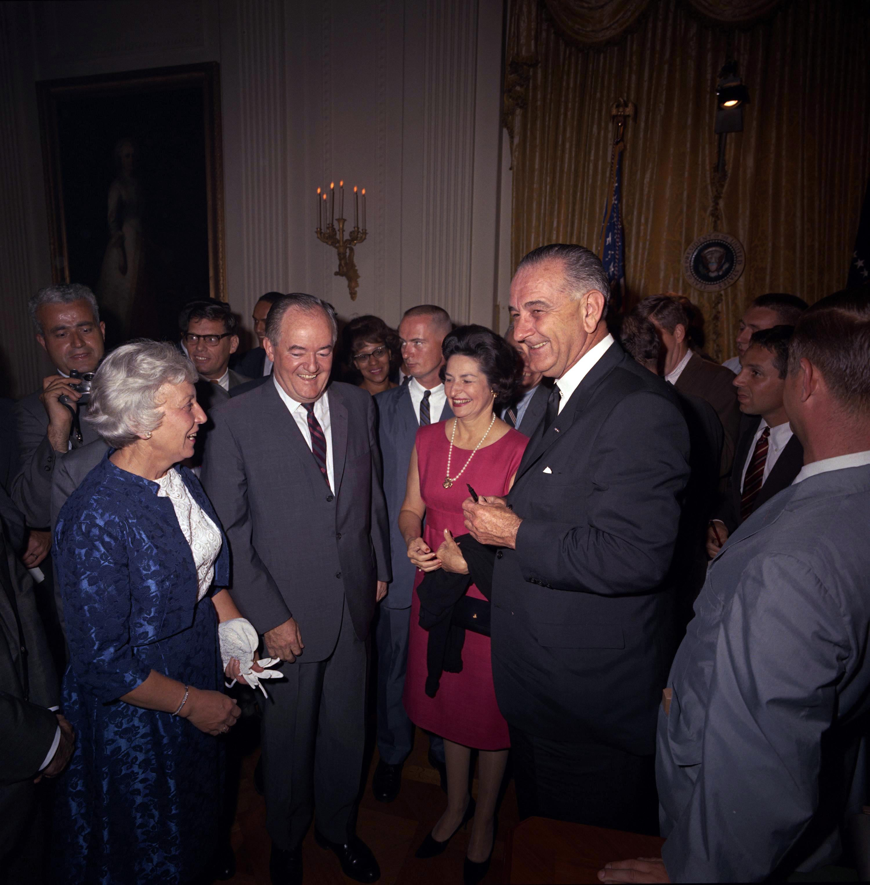 Photo - Signing of the Civil Rights Act of 1964 - LBJ Library