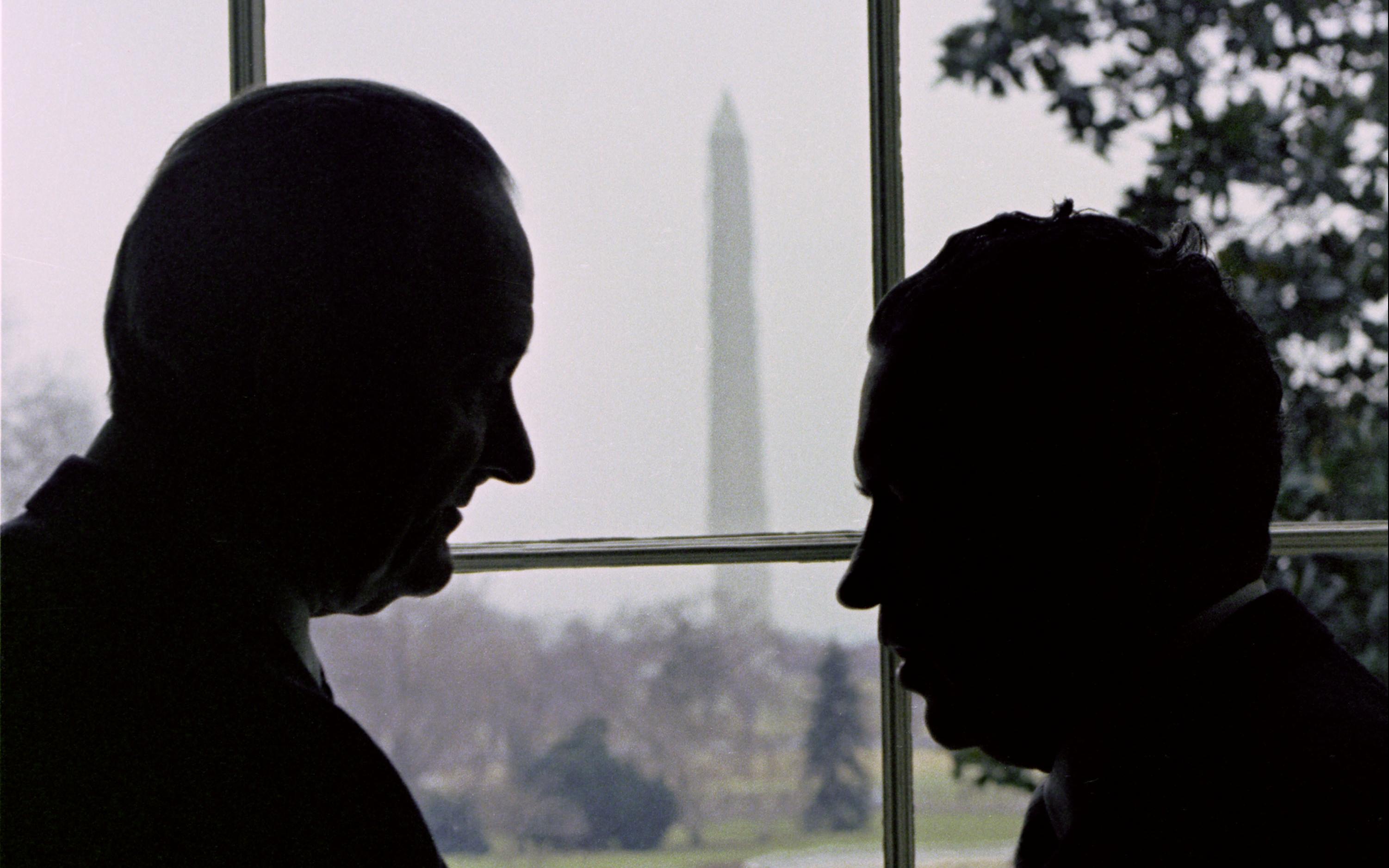Photo - Presidents Johnson and Nixon on Nixon's inauguration day - LBJ ...