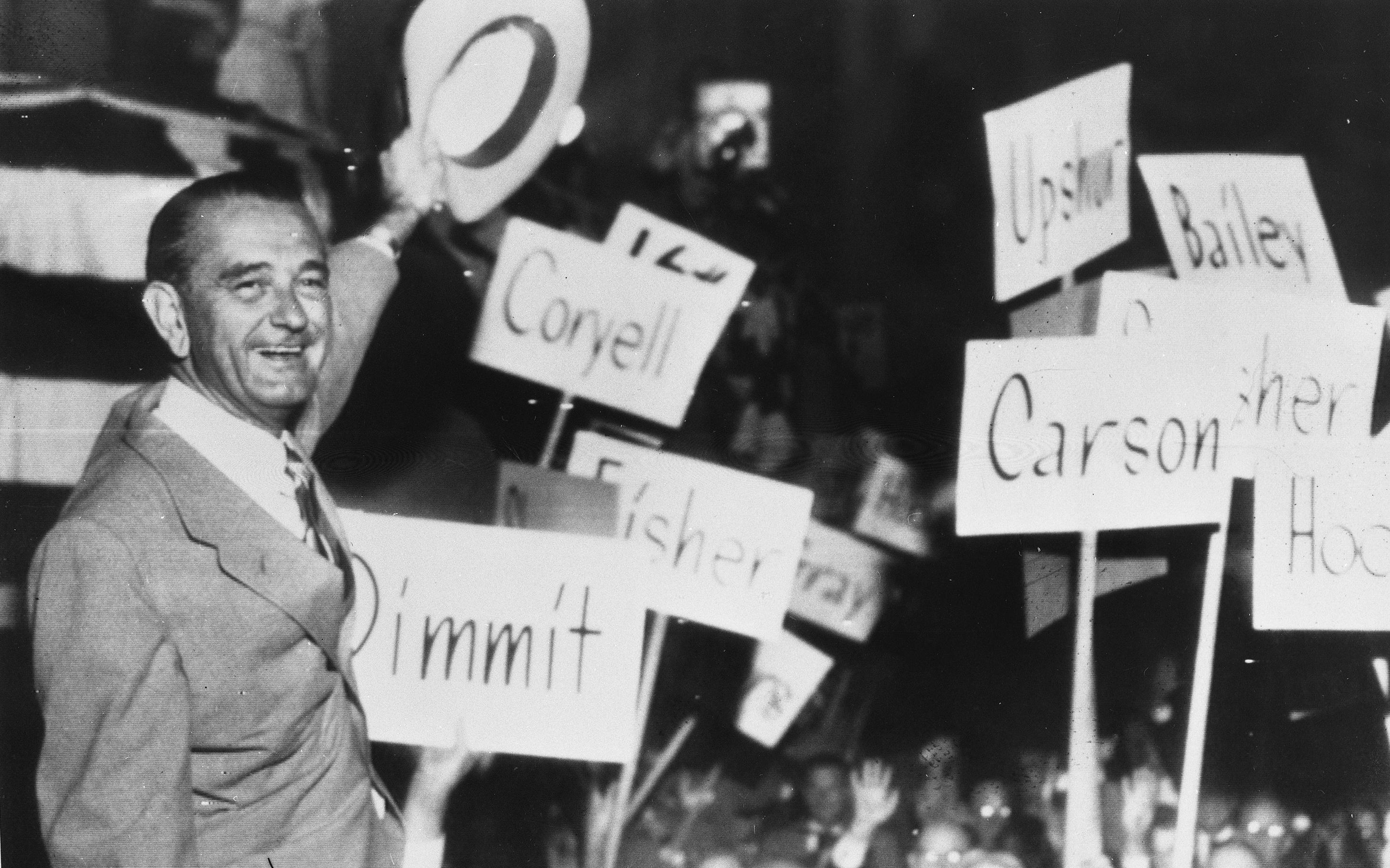 Photo - LBJ at 1956 democratic convention - LBJ Library