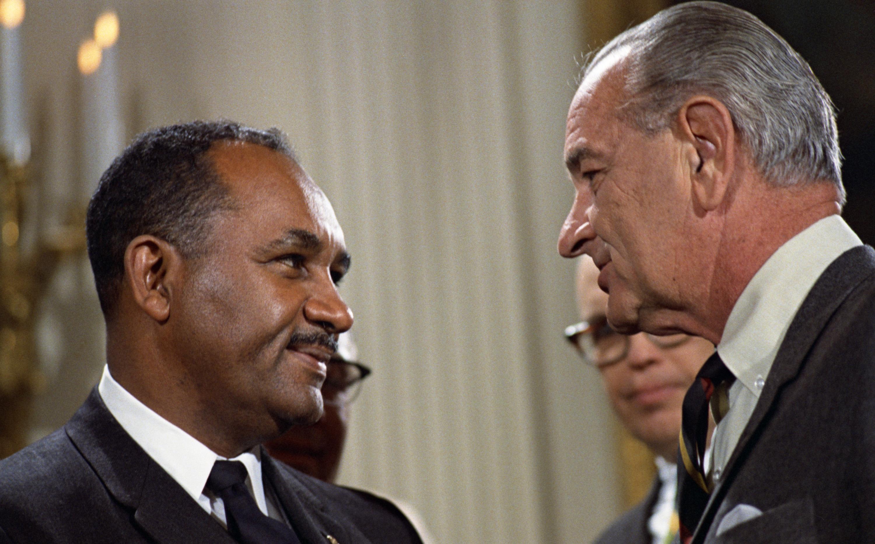 Photo - Signing of the Civil Rights Act of 1968 - LBJ Library