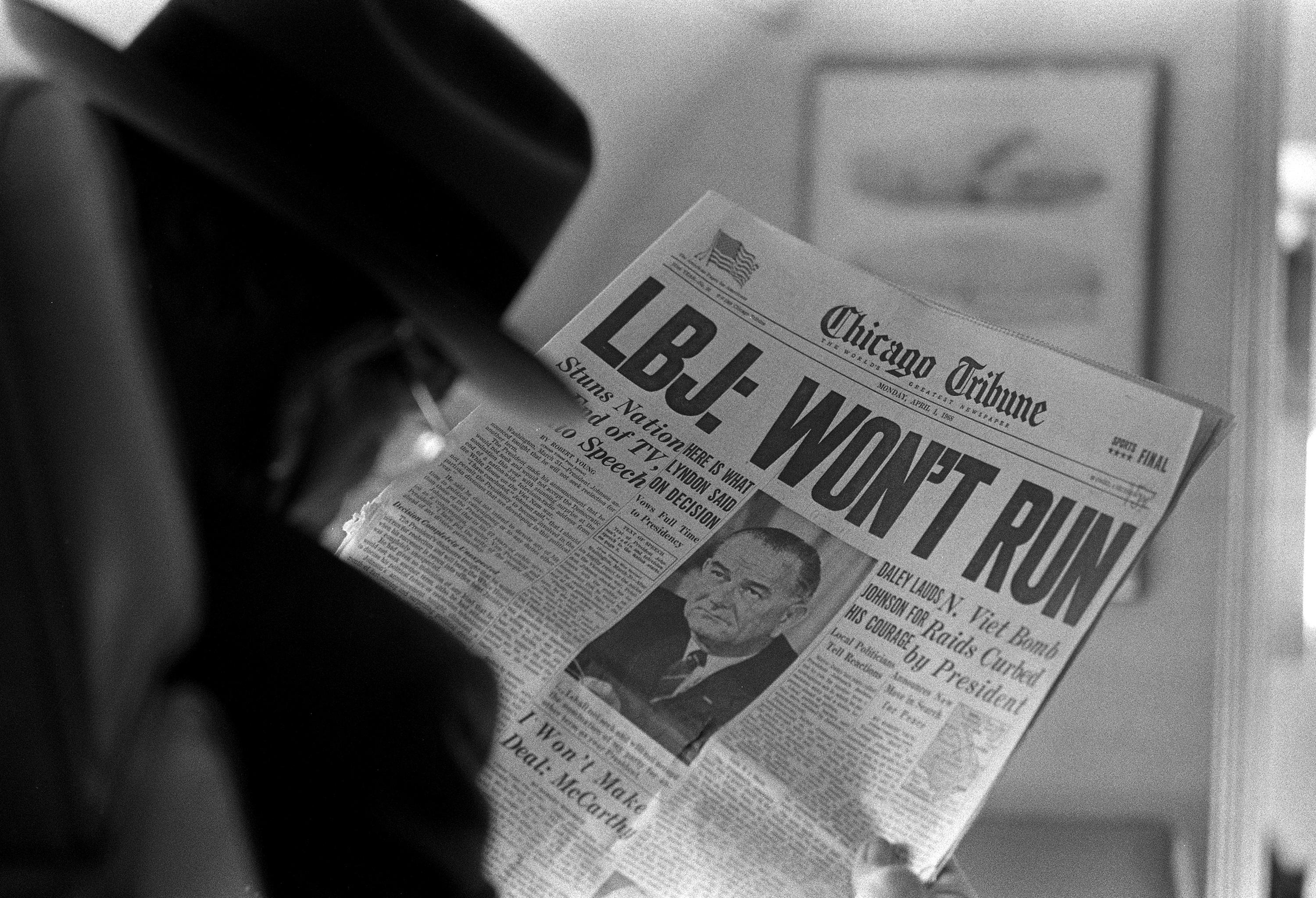 Photo - LBJ’s March 31 Speech - LBJ Library