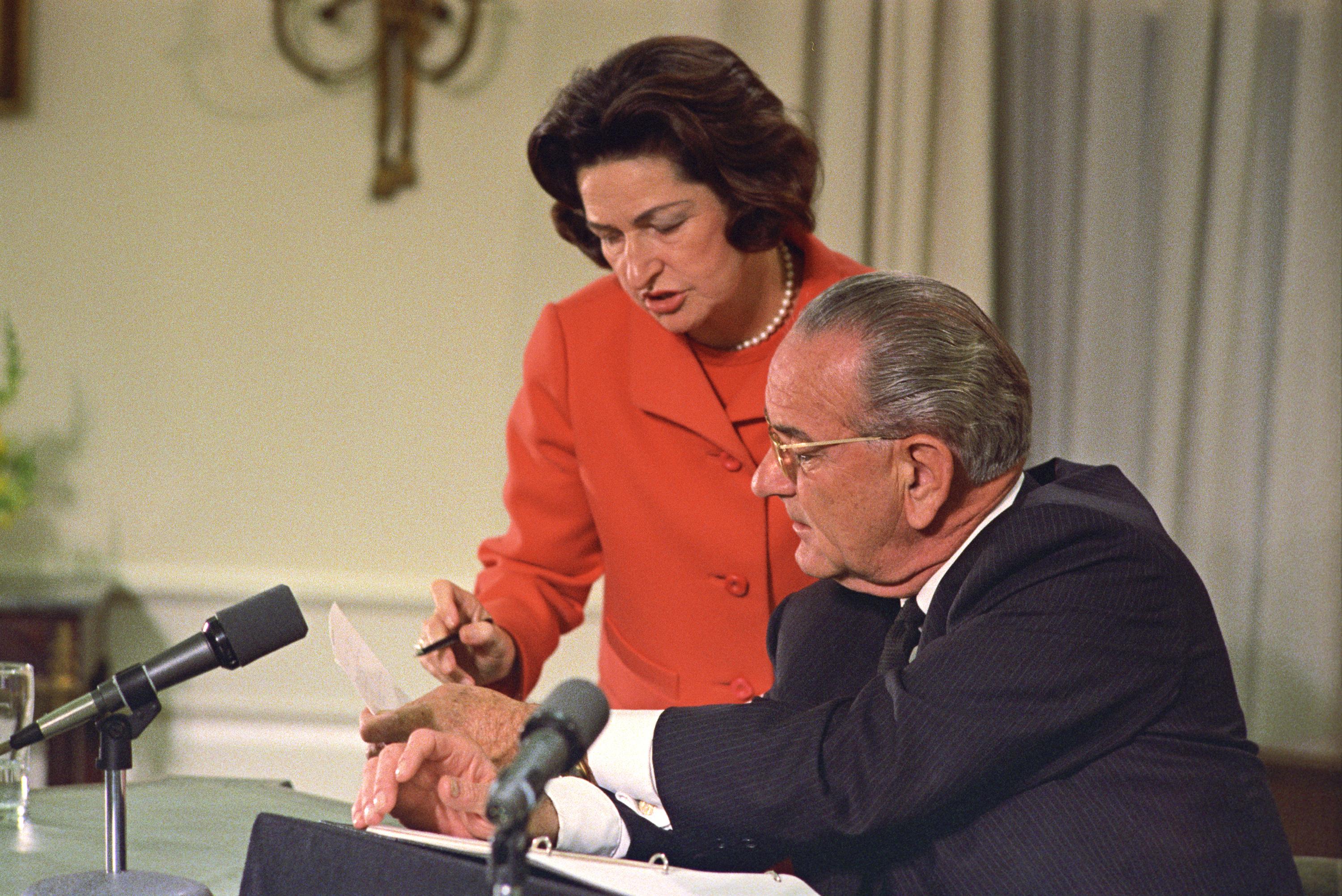 Photo - LBJ’s March 31 Speech - LBJ Library